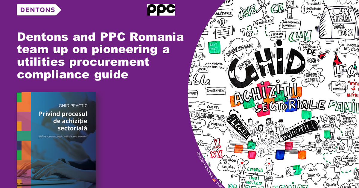 Dentons and PPC Romania team up on pioneering a utilities procurement ...