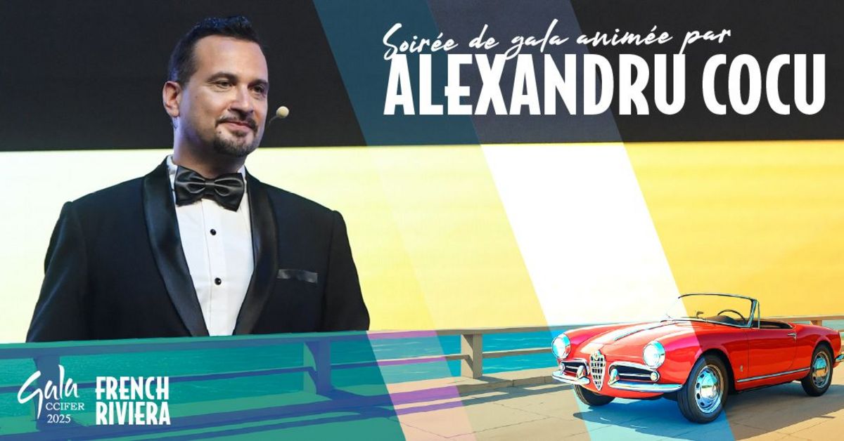 Alexandru Cocu revient sur la scène du Gala CCIFER en tant que ...